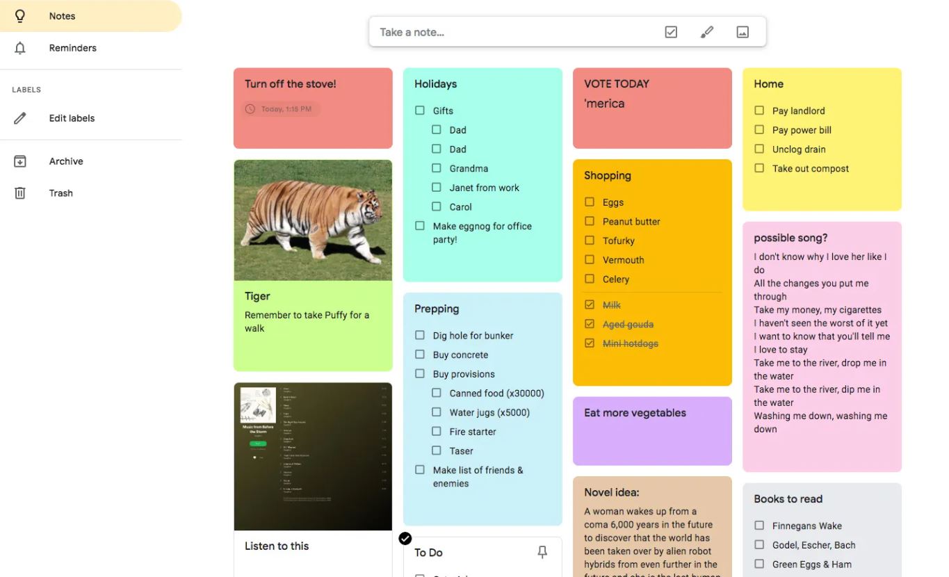 Google Keep | COM GESTIONAR LA INFORMACIÓ